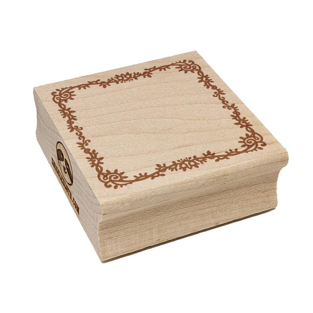 Decorative Ivy Frame Square Rubber Stamp for Stamping Crafting - Etsy