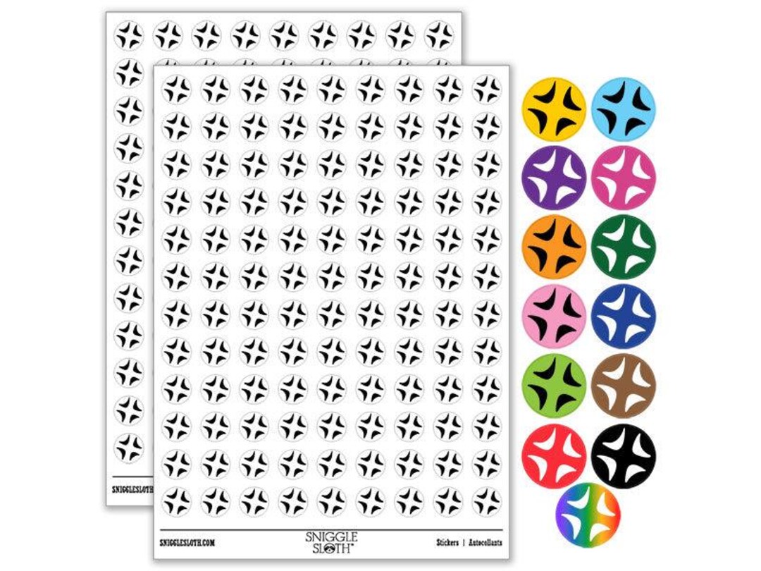 Anger Rage Mad Anime Popping Forehead Vein Round Sticker Pack - Etsy