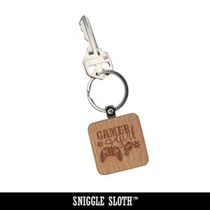 Simple Malayan Asian Tapir Engraved Wood Square Keychain Tag Charm - Etsy