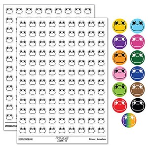 Charming Kawaii Chibi Smug Frog Toad Face Blushing Cheeks 200 0.50 ...