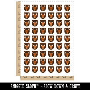 Angry Bull Cow Head With Horns Temporary Tattoo Water Resistant Fake ...