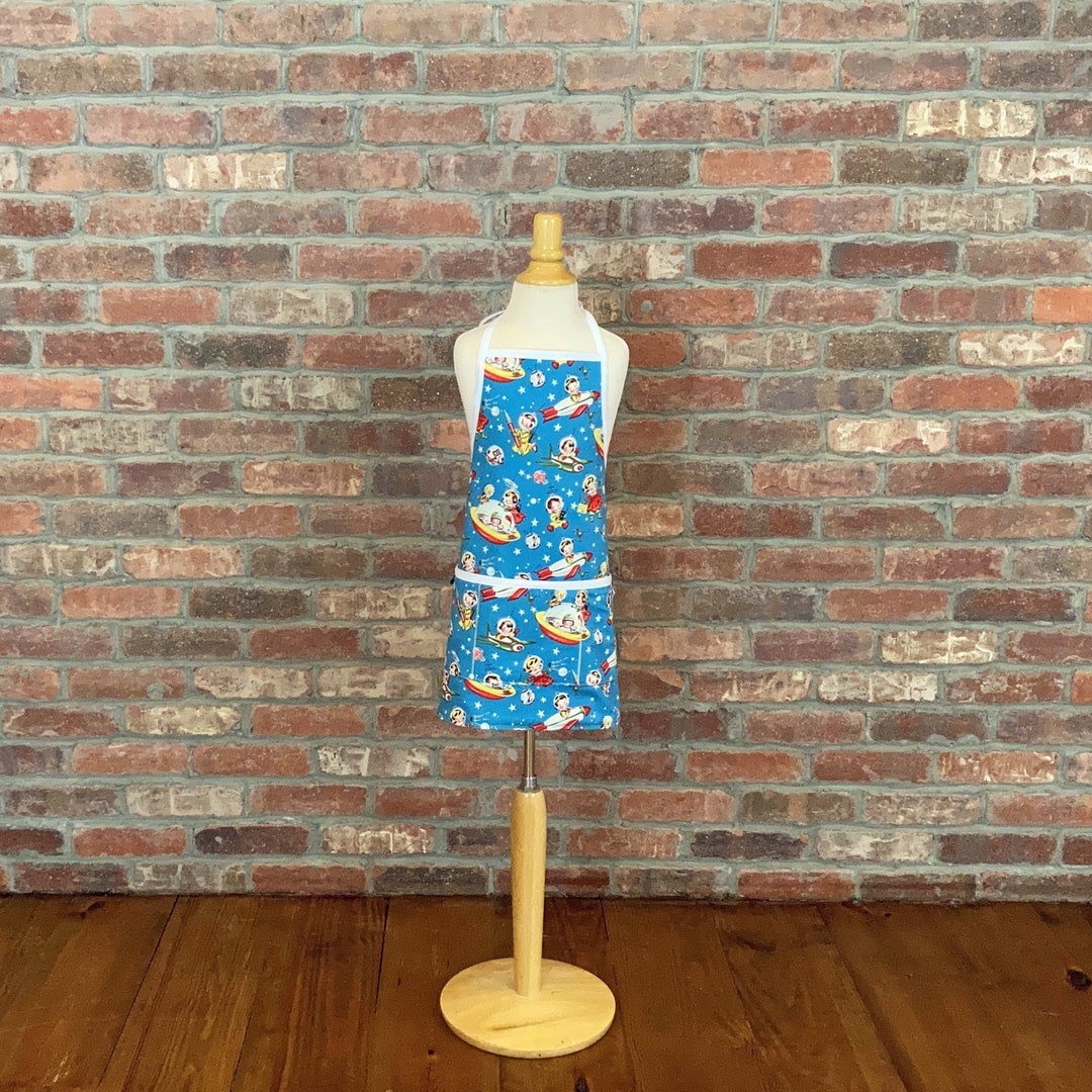 Rocket Rascals Kids Apron - 3 Sizes - Toddler, Kids, or Tween, Pair ...