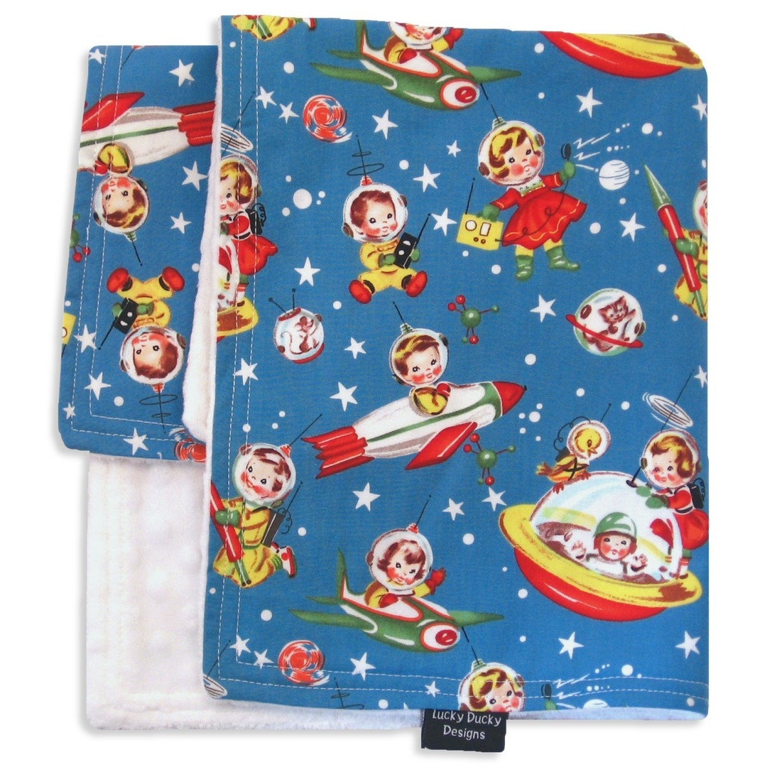 Rocket Rascals Cuddle Blanket With Minkee (minky) - Etsy