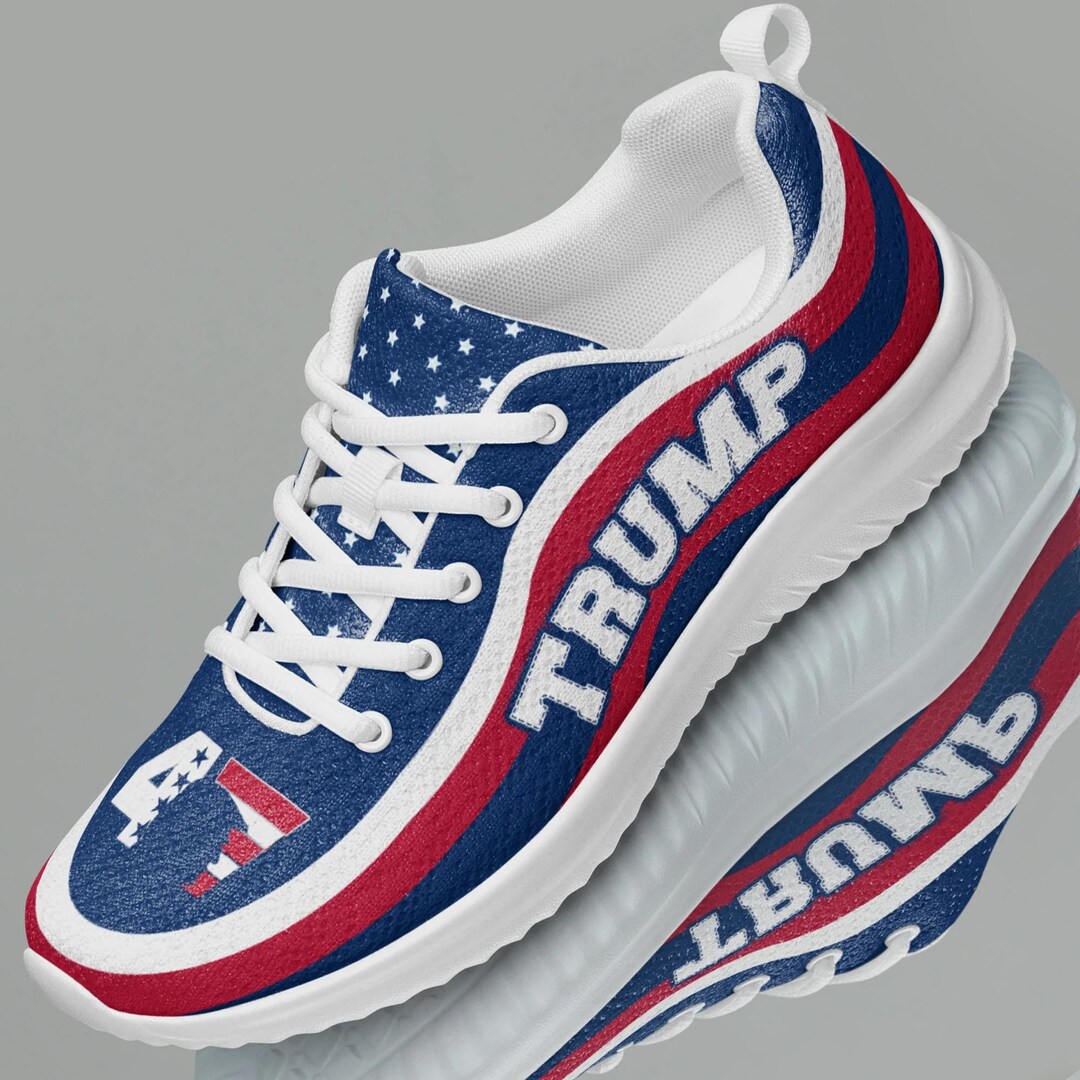 Trump 47 Mens Sneakers Make America Great Again Mens Shoes Patriotic ...