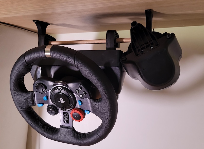 Logitech G29 / G920 / G923 Steering Wheel and Shifter Desk Mount ...