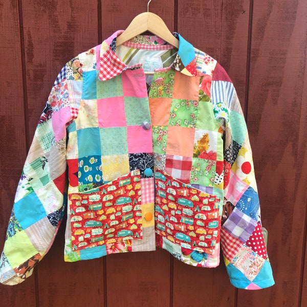 Patchwork Quilt Jacket - Etsy