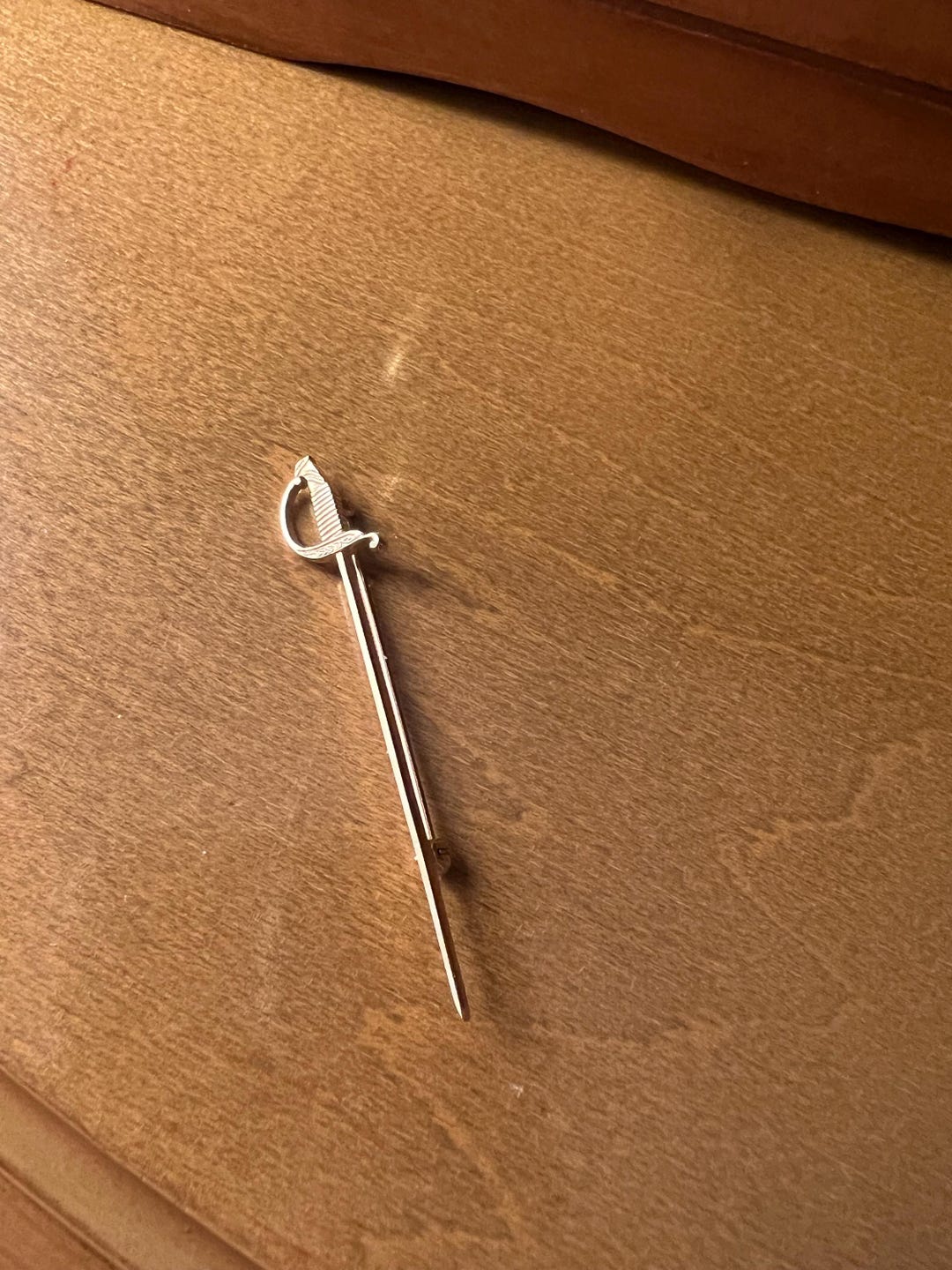 Sword Brooch Pin 14k Gold Vintage - Etsy