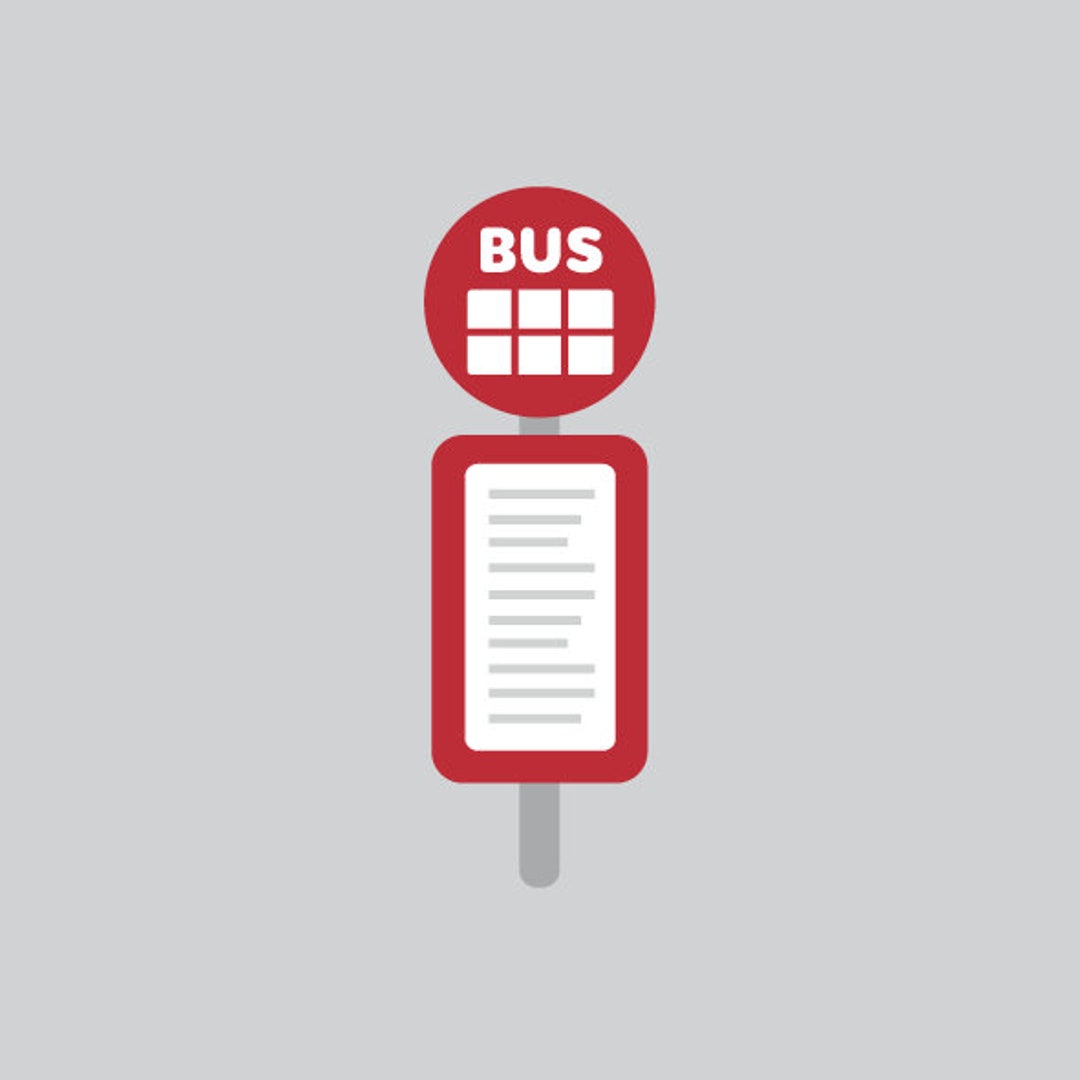 Hong Kong Bus Stop Sign, Iron-on/sew-on Patch, Badge, Embroidery ...