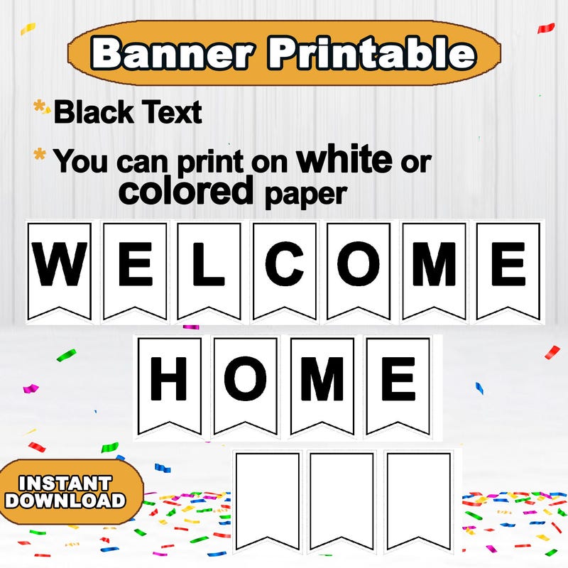 Welcome Home Banner - Etsy UK