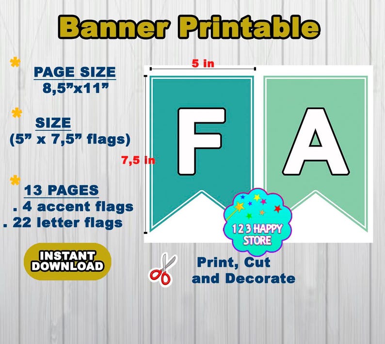 Farewell Banner Printable, We Will Miss You Banner, Printable Banner ...