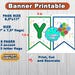 Happy Birthday Banner Printable Colors, Multicolor Banner Printable ...