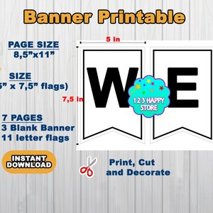 Printable Welcome Home Banner Simple, Instant Download, Welcome Home ...