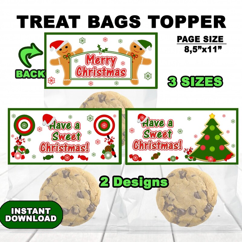 Candy Bag Toppers - Etsy