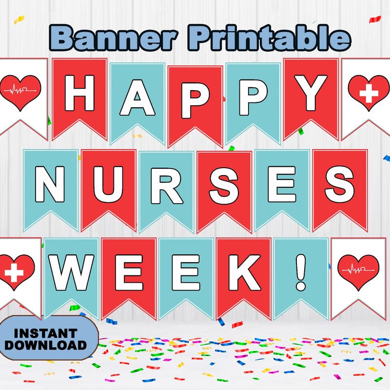 Nurses Week Printables - Etsy