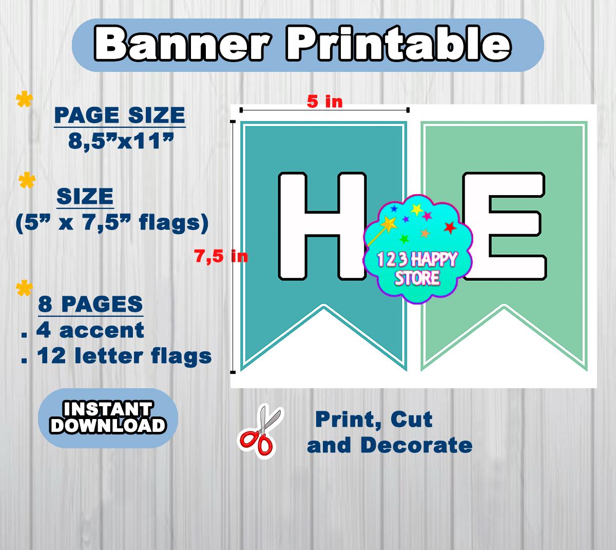 Hello Summer Banner Printable, Summer Banner, Instant Download - Etsy