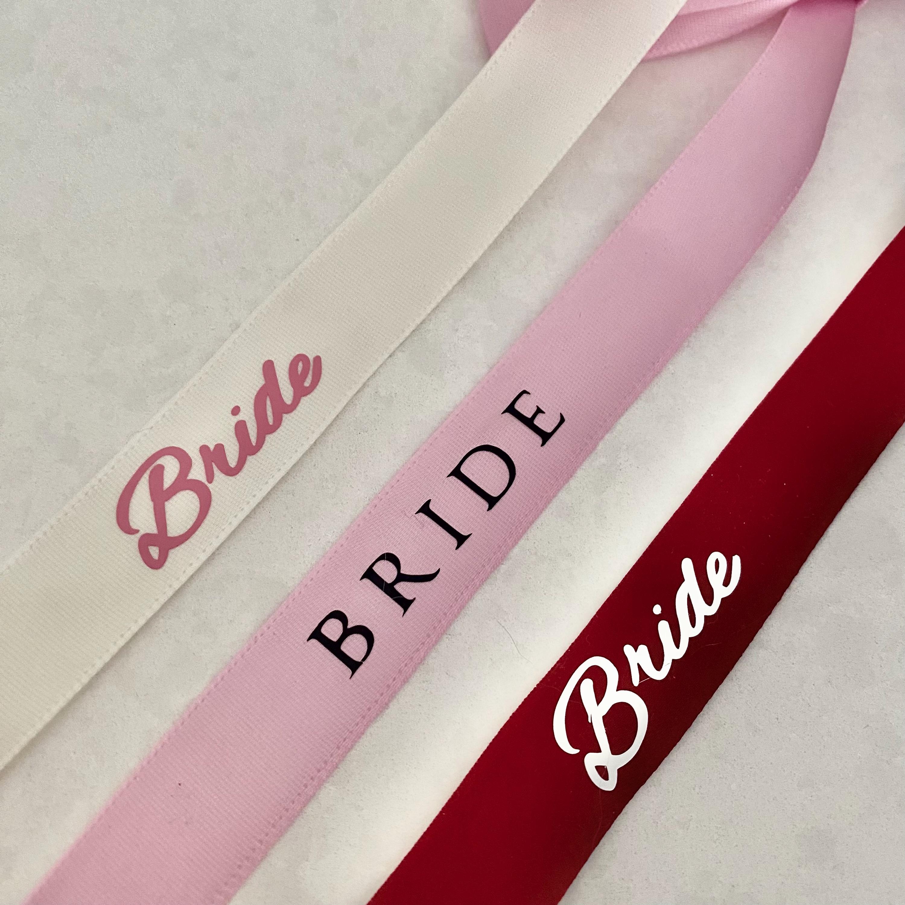 Personalized Ribbon Name Tags Custom Wedding Favors, Place Cards ...
