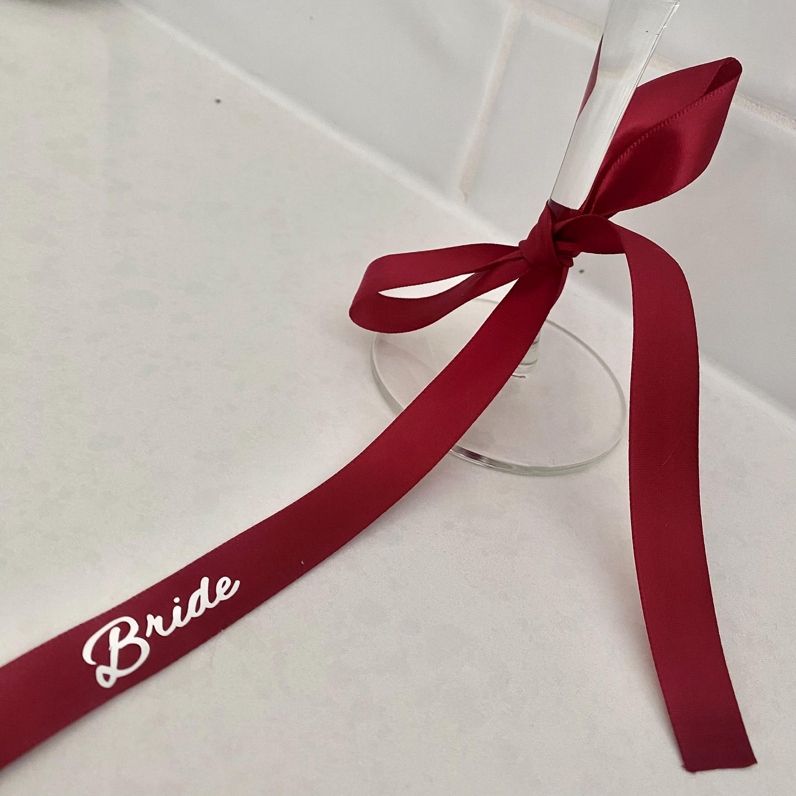 Personalized Ribbon Name Tags Custom Wedding Favors, Place Cards ...