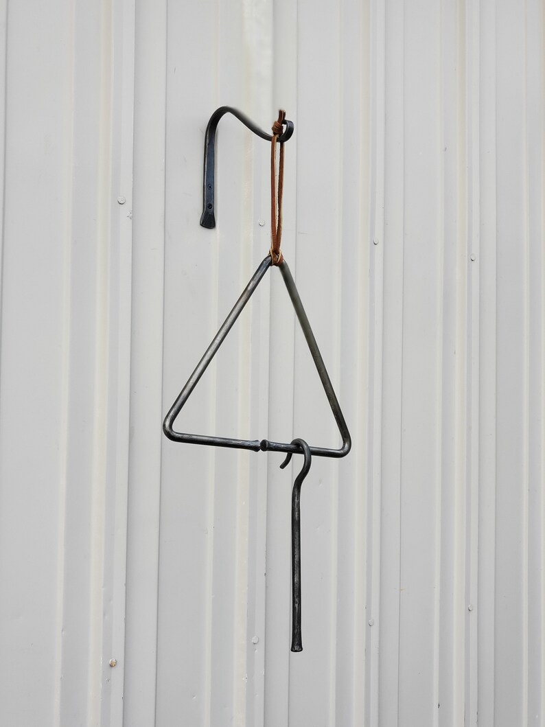 Garden Bell Traditional Triangle Dinner Bell Camping Gear - Etsy