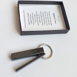 Through Thick and Thin Keychain Best Friend Gift, Iron, Durable and ...