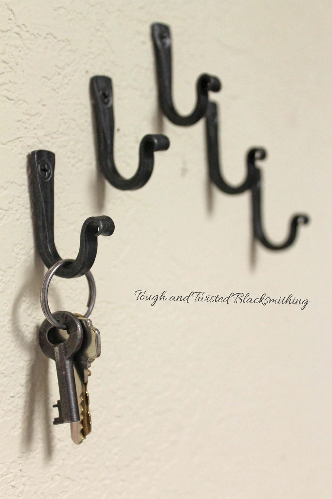 DIY Keyhooks , Small Iron Hooks, Key Hooks, Black Metal Hooks, Steel ...