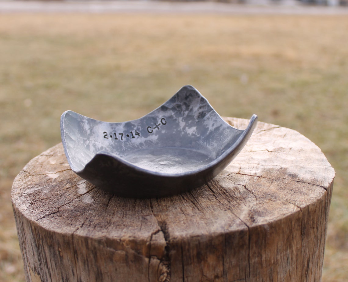 Metal Trinket Dish Square Bowl | Etsy