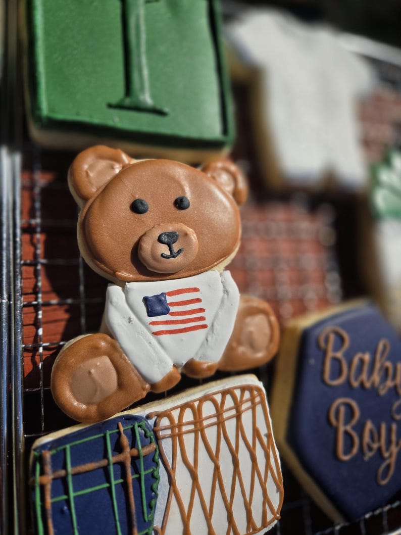Ralph Lauren Inspired Baby Shower Cookies, Individually Wrapped (1 ...