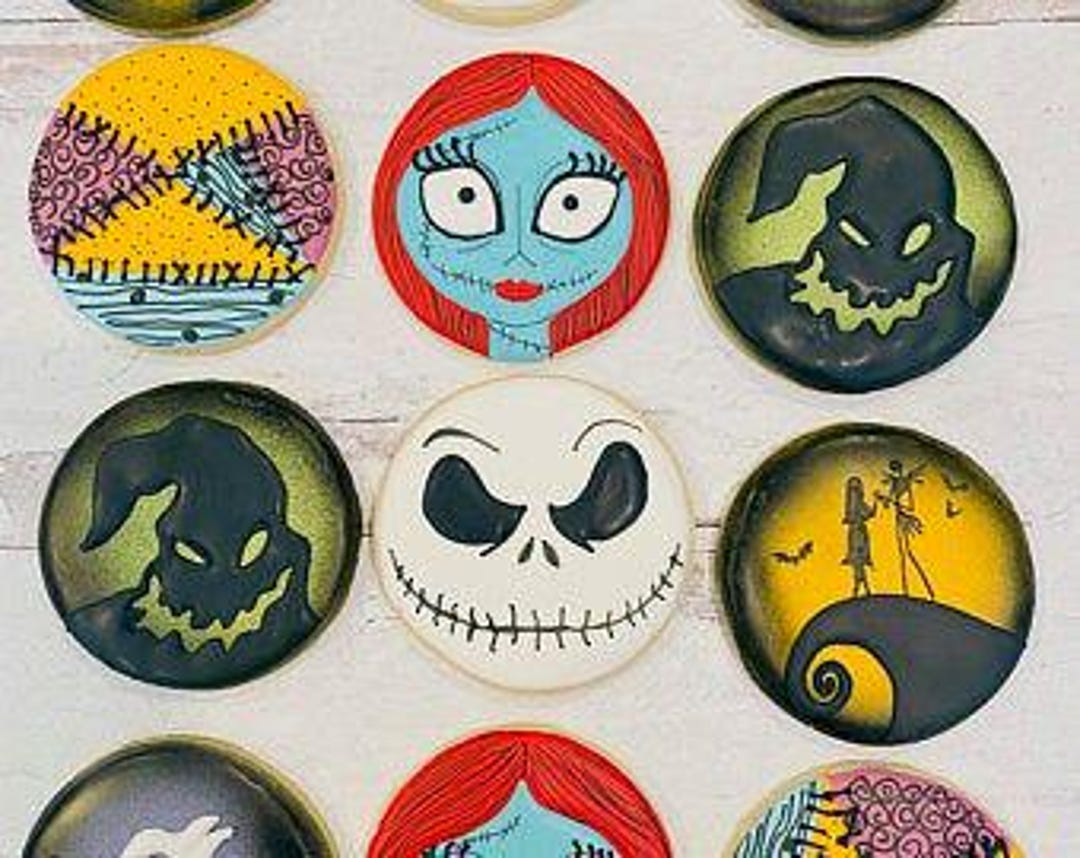 Nightmare Before Christmas Cookies: Jack, Sally, Zero, Oogie - Homemade ...