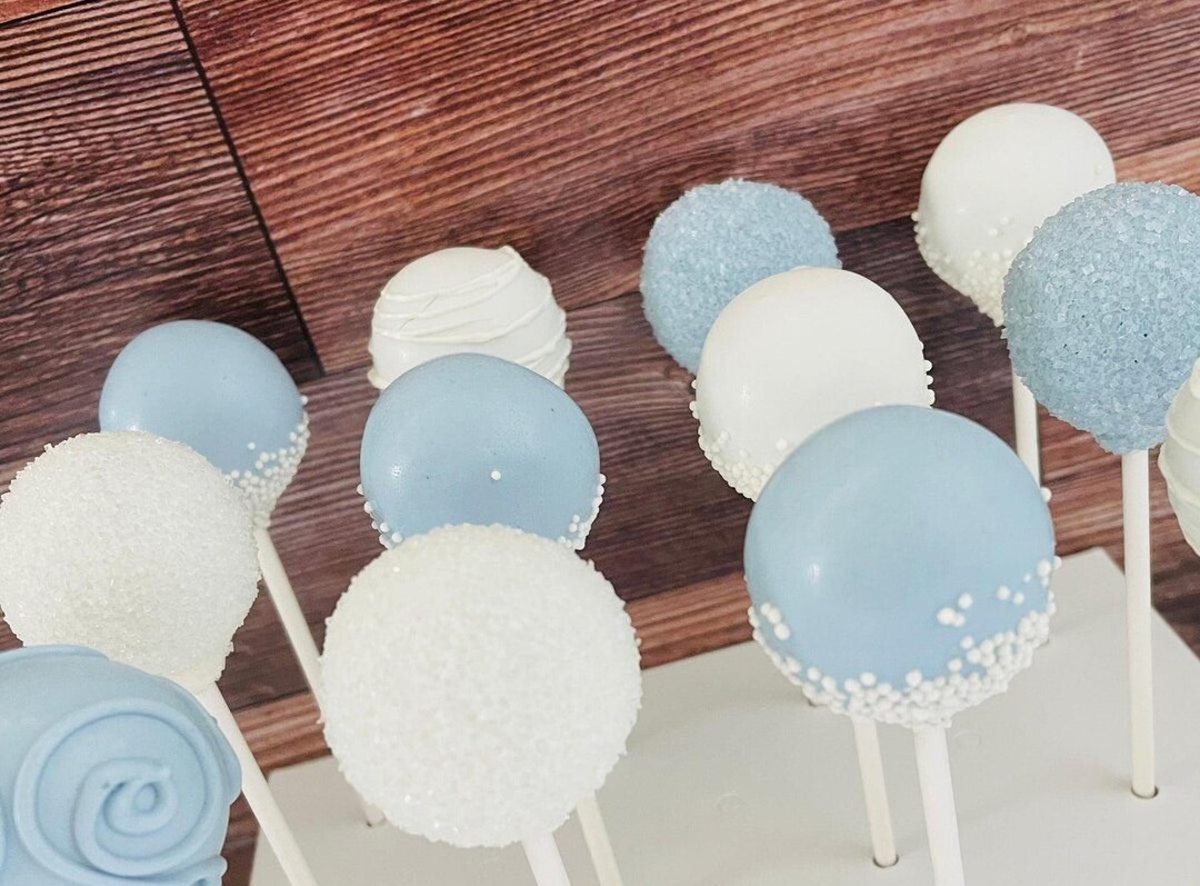 Blue Baby Shower Cake Pops - Etsy