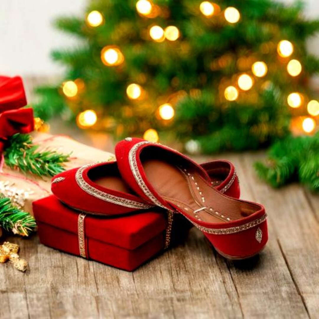 Red Khussa/bridal Khussa/women Khussa/embroidered Khussa/formal Khussa ...