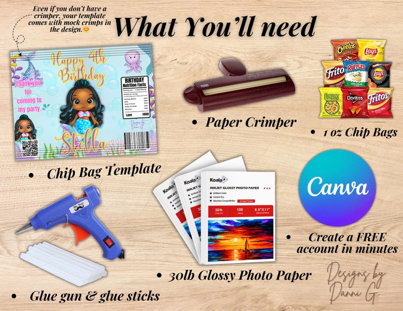 Gamer Xbox Chip Bags DIY Party Favors Printable - Etsy