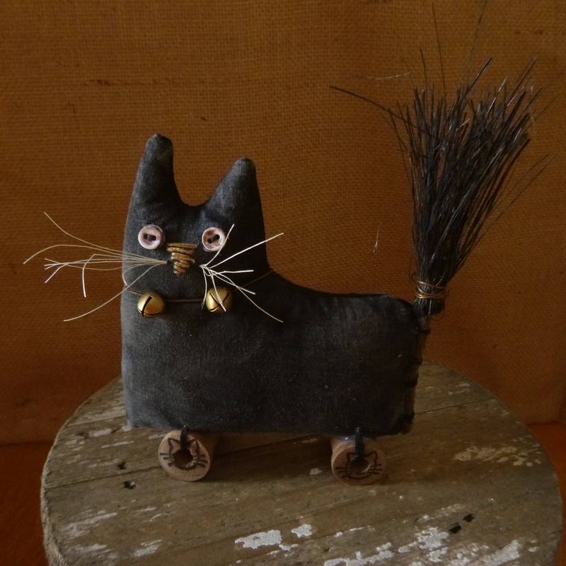 Primitive Cat - Etsy