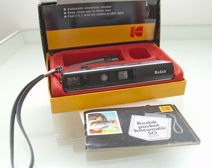 Kodak Instamatic Pocket 110 Film Camera Vintage 1970s - Etsy