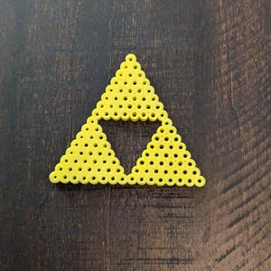 Tri-force, LOZ, Perler, Bead Art - Etsy