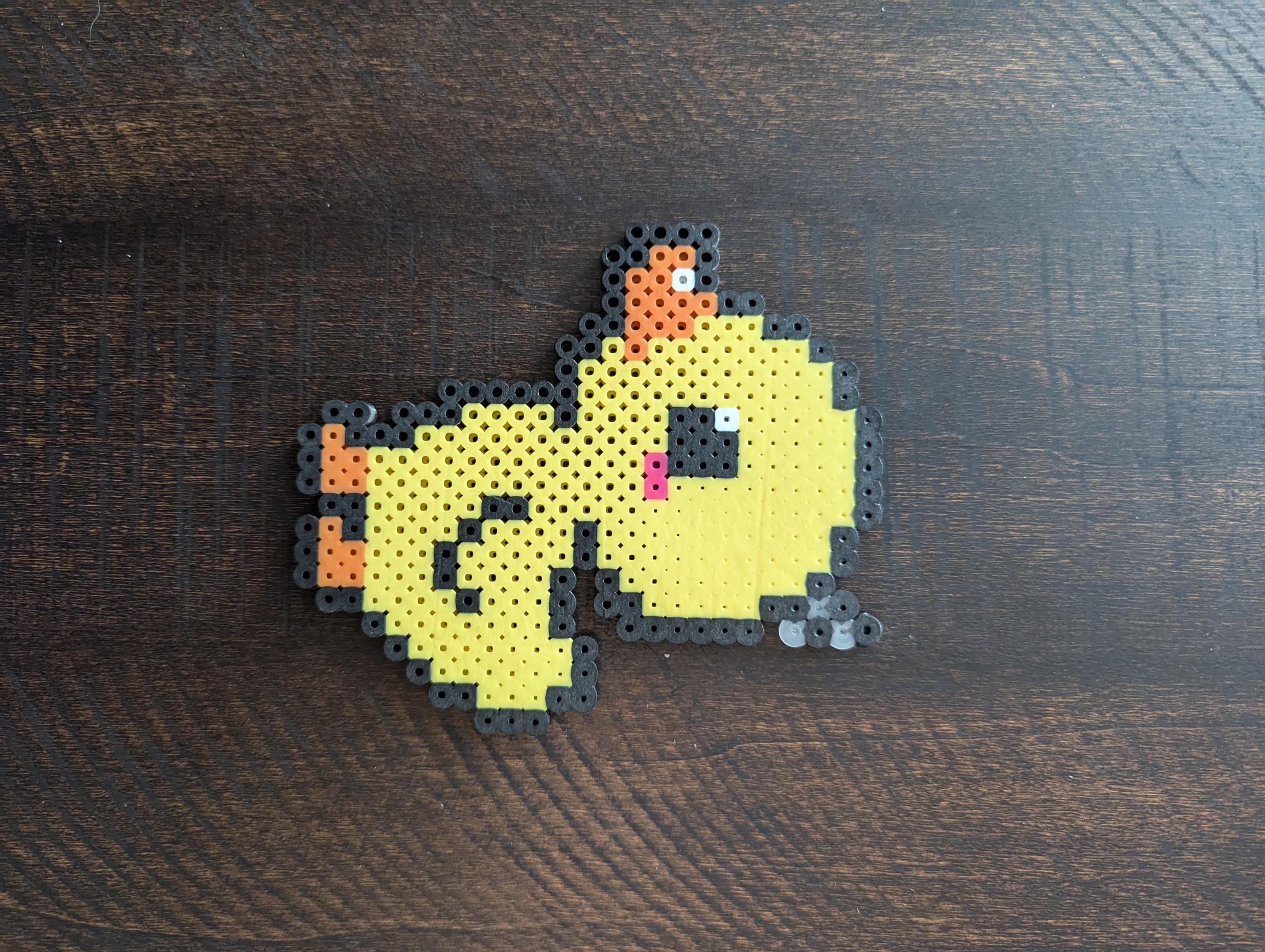 Duckling, Baby Duck, Perler, Bead Art - Etsy