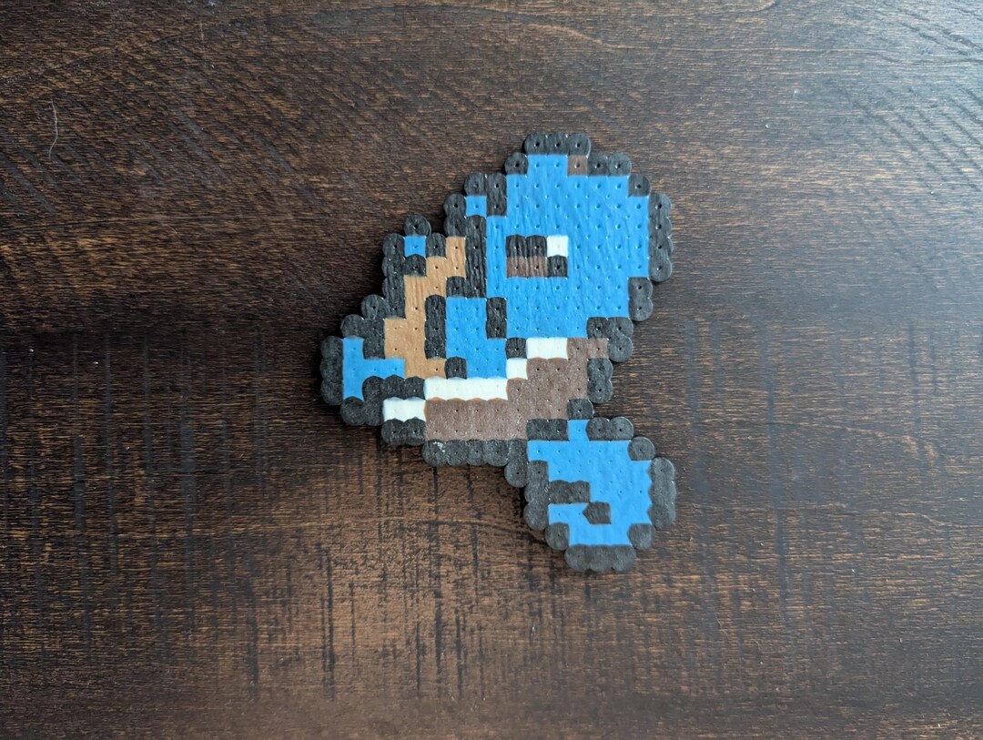 Squirtle, Pokemon, Gen 1 Starter, Perler, Bead Art - Etsy