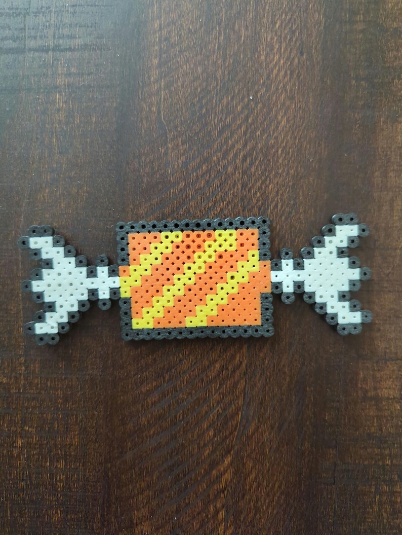 Wrapped Candy, Perler, Bead Art - Etsy