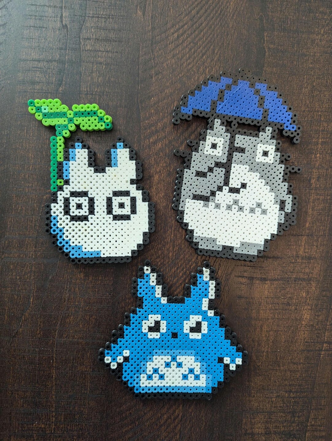 Totoros, Sprites, My Neighbor Totoro, Glow-in-the-dark, Perler, Bead ...