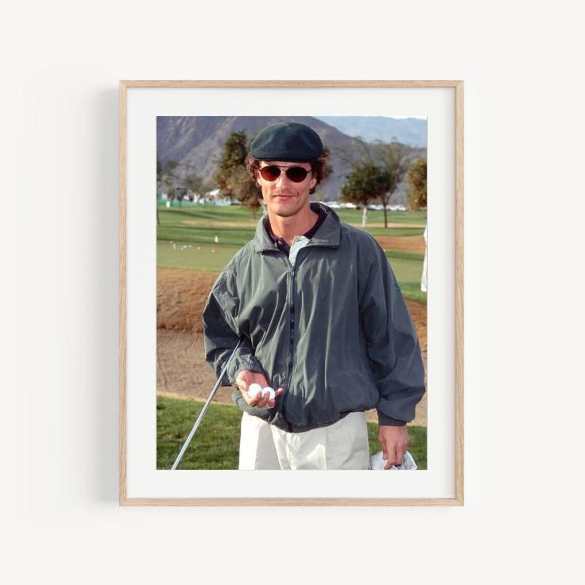 Matthew Mcconaughey Vintage Golf Poster - Etsy