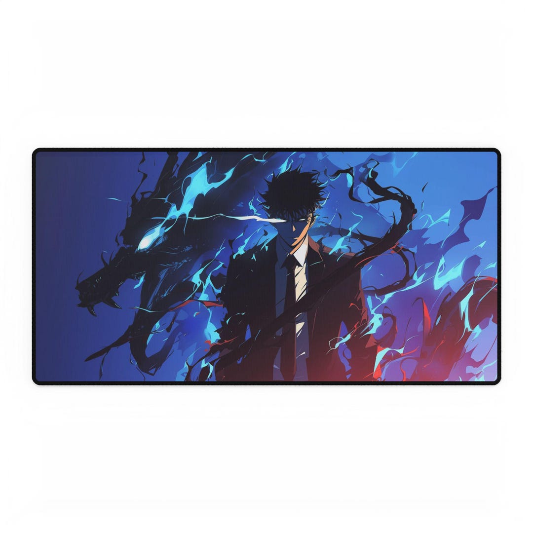 Sung Jin-woo Solo Leveling Desk Mat Anti-slip Gaming Mousepad - Etsy