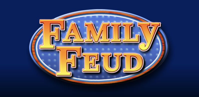 Family Feud Instant Powerpoint Template Elementary School Game! 3rd ...