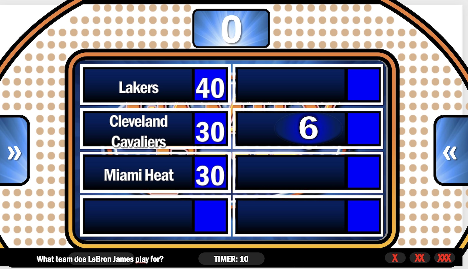 Family Feud Instant Powerpoint Template Elementary School Game! 3rd ...