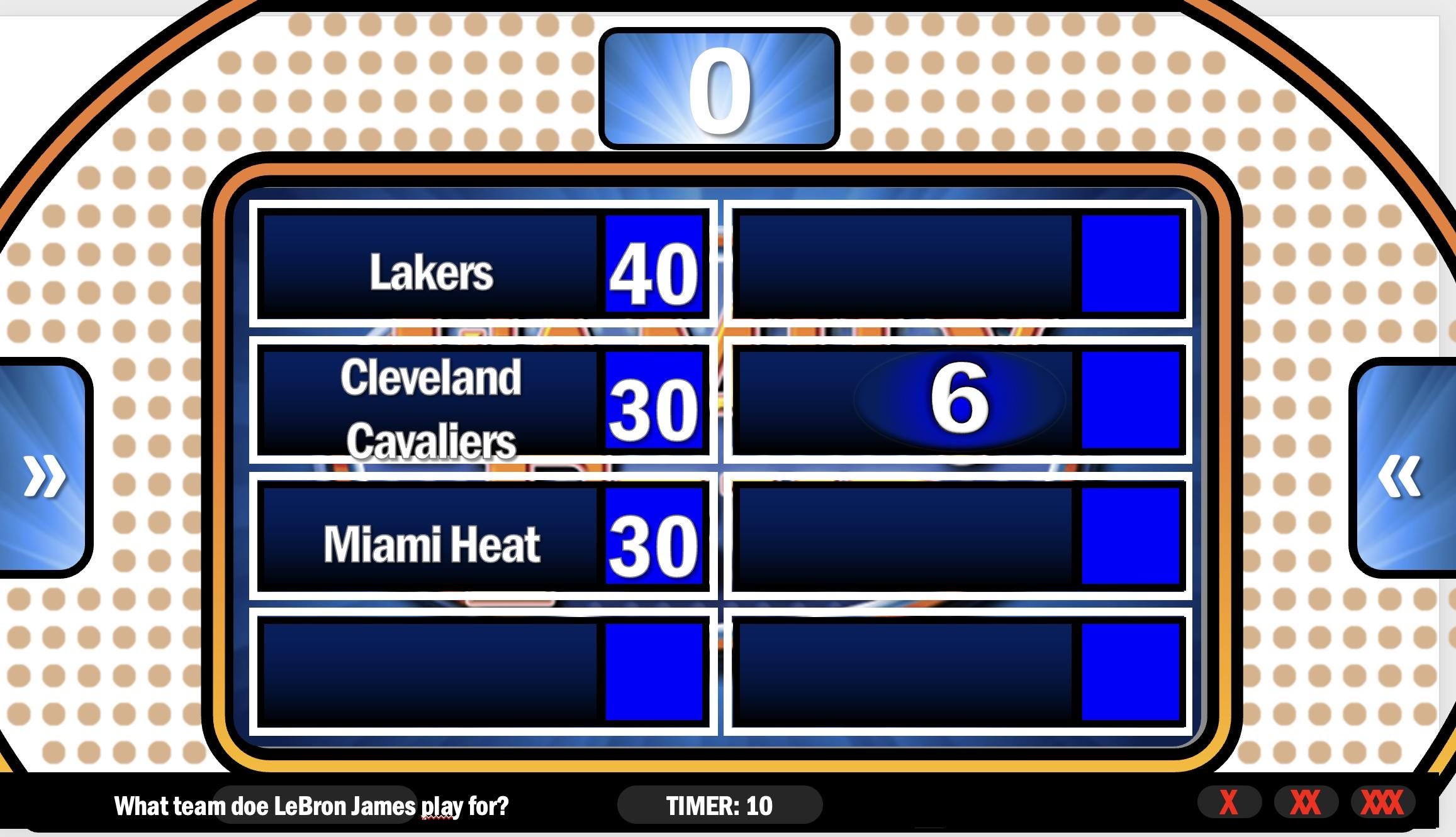 Family Feud Instant Powerpoint Template Elementary School Game! 3rd ...