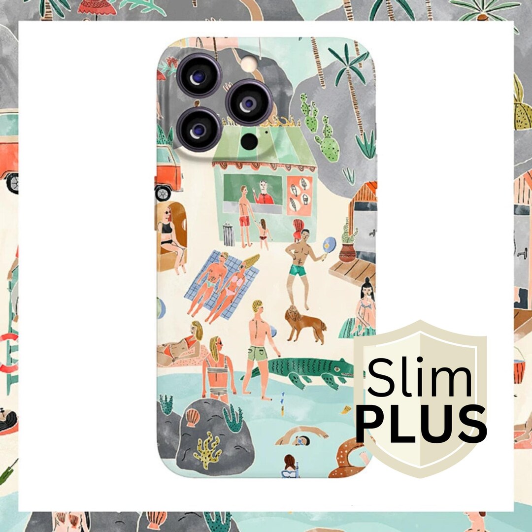 Summer Beach Vacation iPhone Case Tropical Beachy Coastal Phone Cover ...