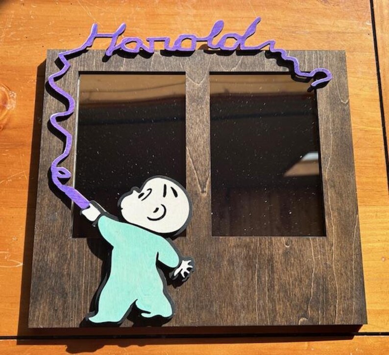 Harold and the Purple Crayon Mirror Svg Laser Cut File - Etsy