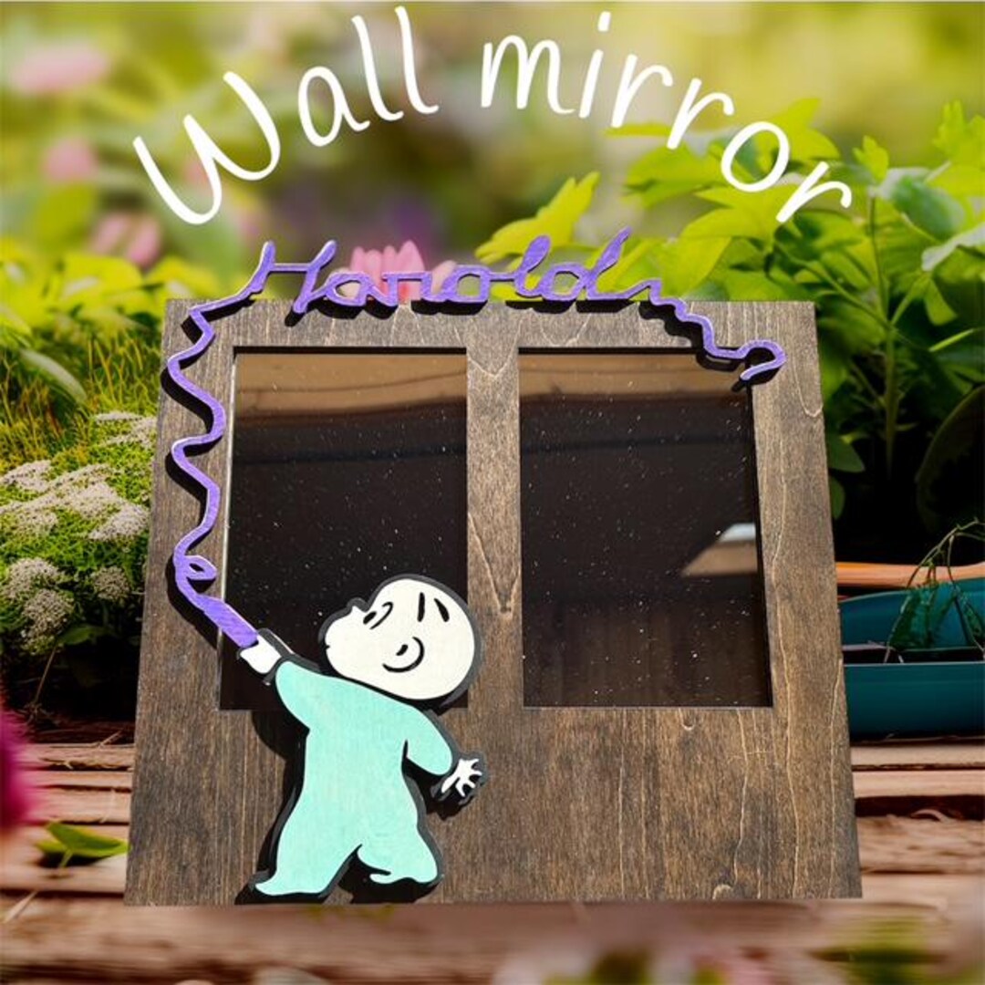 Harold and the Purple Crayon Mirror Svg Laser Cut File - Etsy