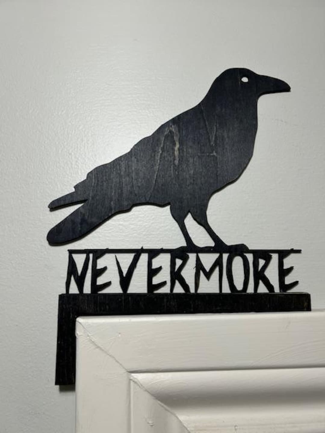 Raven Nevermore Door Topper Decor - Etsy