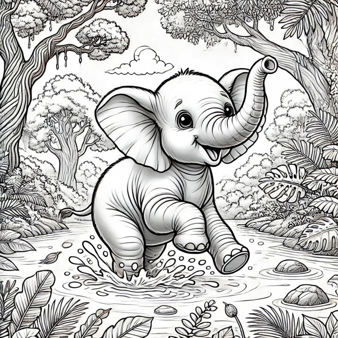 Animal Coloring Pages over 30 - Etsy