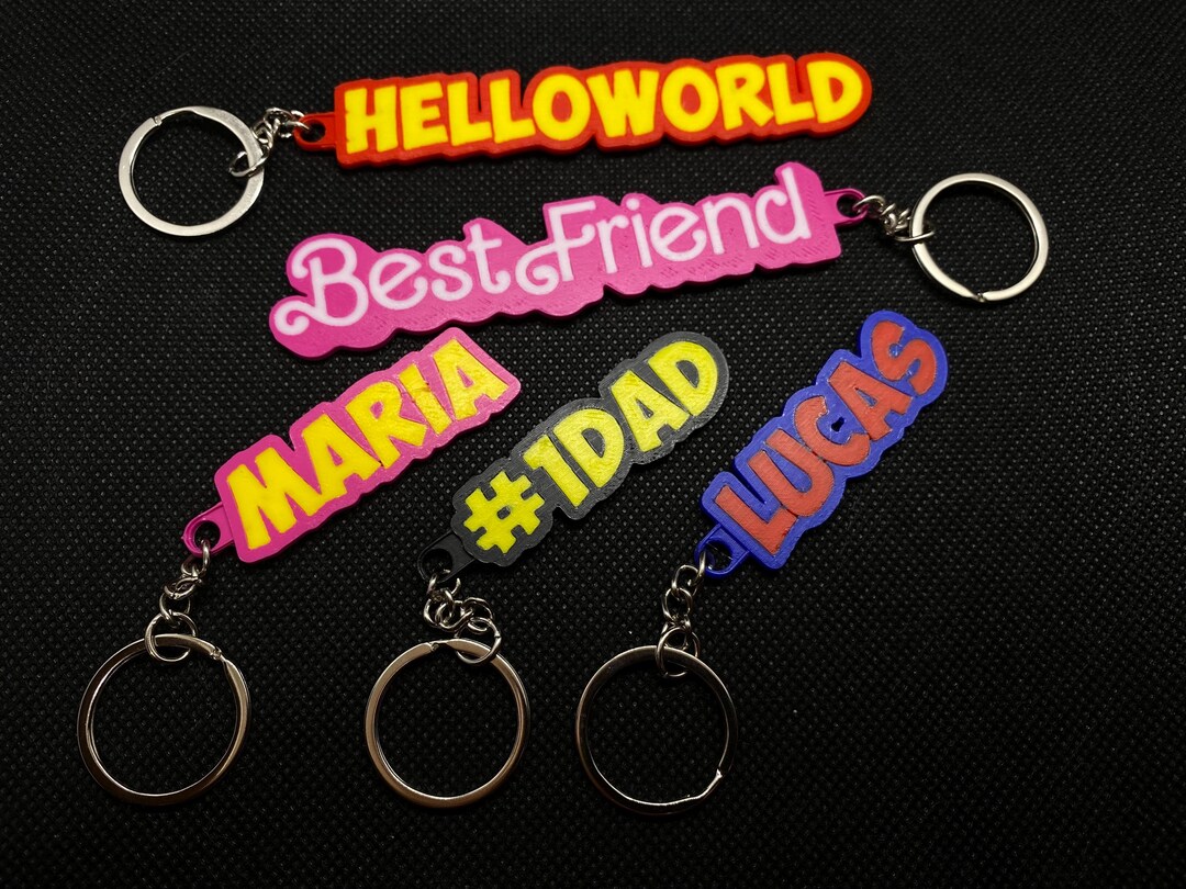 Unique 3d-printed Keychains Custom Designs, Perfect Gift - Etsy