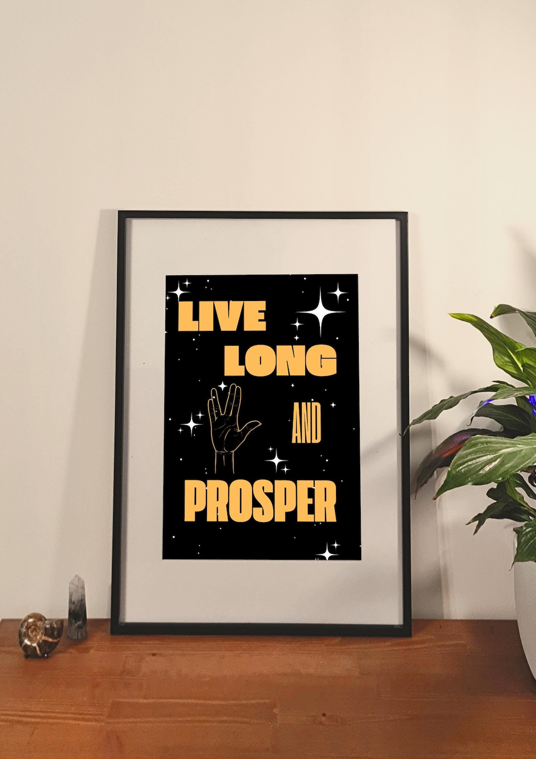 Live Long and Prosper - Star Trek Poster | Star Trek-inspired Wall Art ...