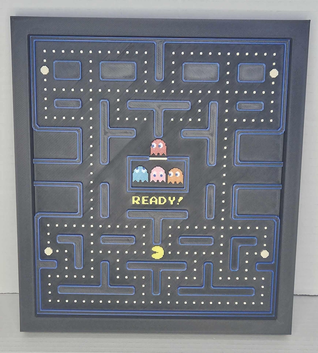 Retro Arcade Maze Wall Art – Level 1 Inspired Gaming Decor for Game ...